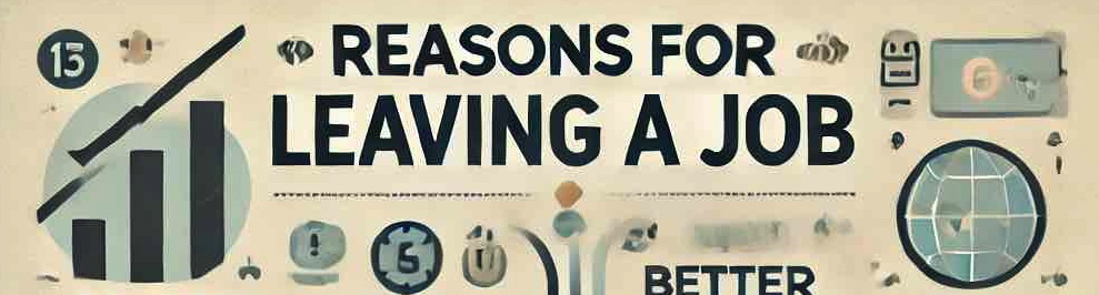 Top Personal and Professional Reasons for Leaving a Job?