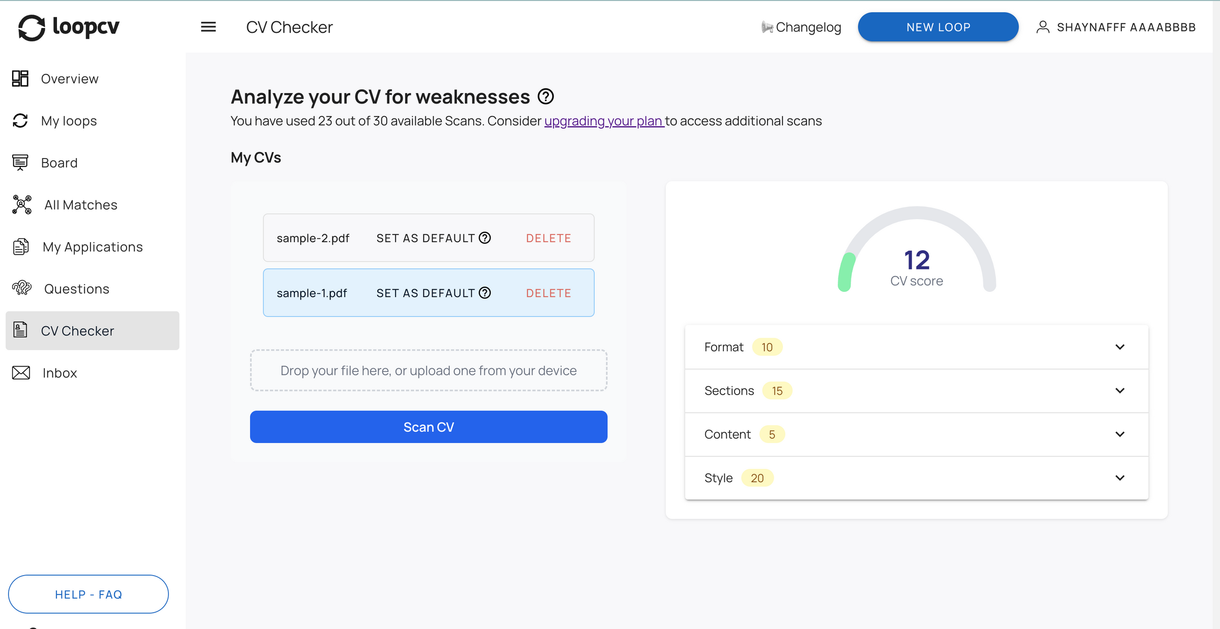 Introducing our new AI CV Checker